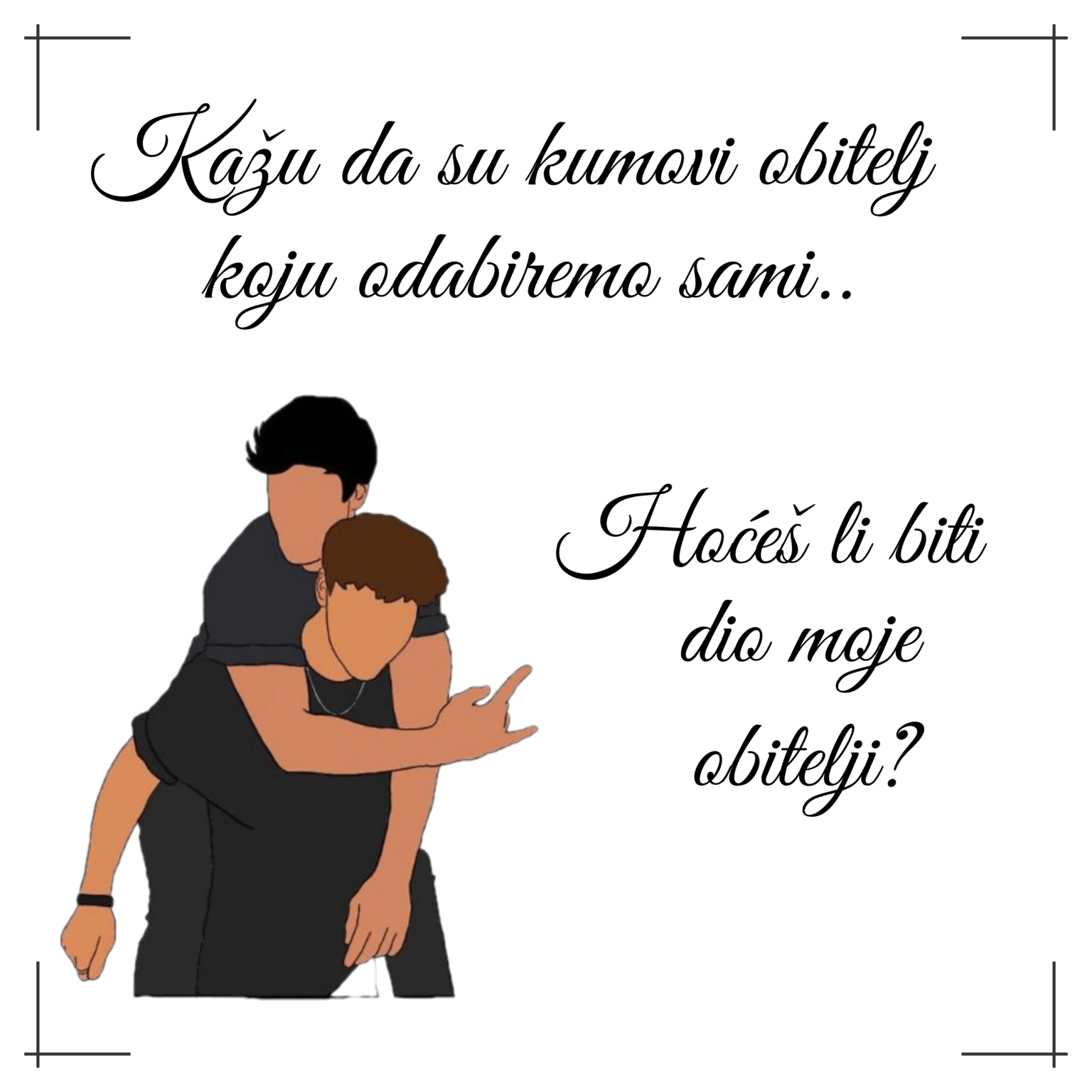 Hoćeš li biti moja kuma? - Donum